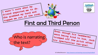 First and Third Person | Teaching Resources