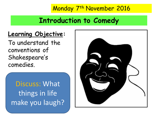 Introduction to Shakespeare Lessons | Teaching Resources