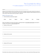 The Scramble for Africa | Teaching Resources