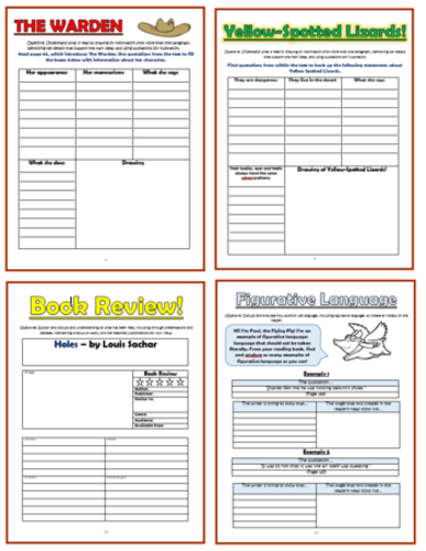 Holes - KS2 Comprehension Activity Booklet! | Teaching Resources