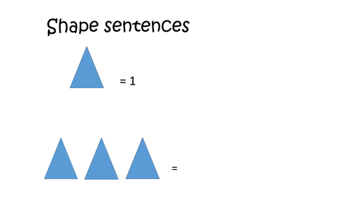 Shapes representing Numbers Year 1 | Teaching Resources