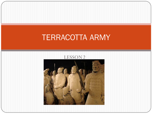 KS2 ART & DT TERRACOTTA WARRIORS 6 LESSON UNIT OF WORK | Teaching Resources