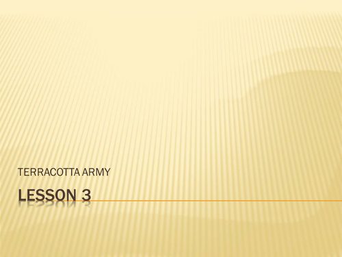 KS2 ART & DT TERRACOTTA WARRIORS 6 LESSON UNIT OF WORK | Teaching Resources