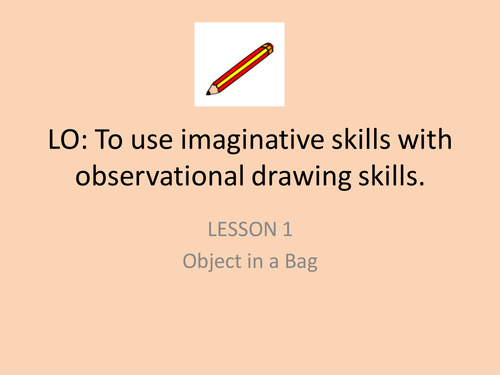 KS2 DRAWING SKILLS - OBSERVATIONAL SKILLS | Teaching Resources