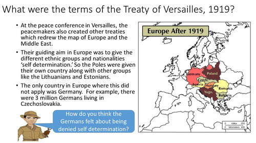 Diamond 9: Why did Germany feel humilated by the Treaty of Versailles ...