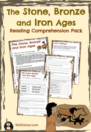 Stone Age, Bronze Age, Iron Age Reading Comprehension | Teaching Resources