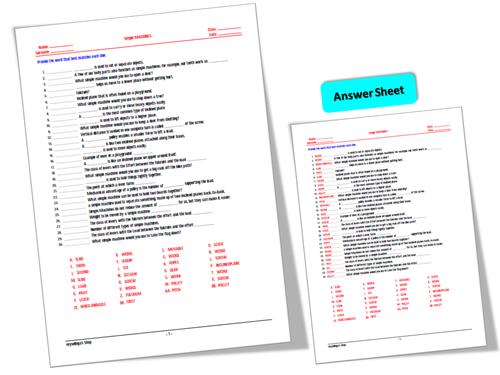 Forces – (Type of Forces) – PUZZLES + Answer Keys | Teaching Resources