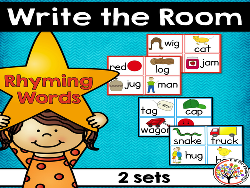 Rhyming Write the Room | Teaching Resources