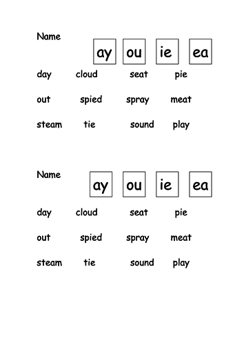 Phase 5 phonics activities (part one) | Teaching Resources