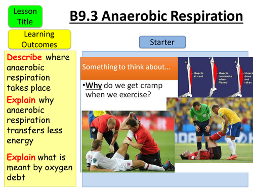 AQA GCSE B9.3 Anaerobic Respiration | Teaching Resources