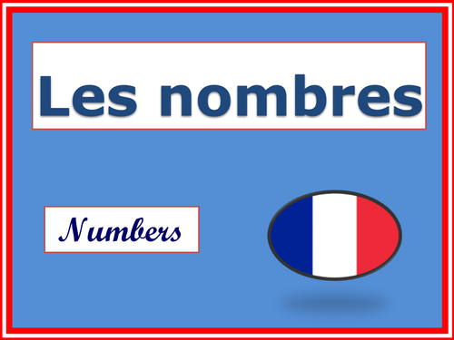 Les nombres - Numbers in French | Teaching Resources