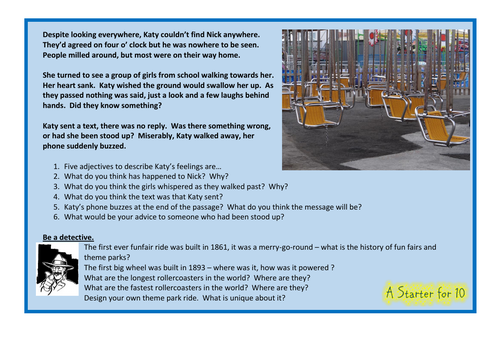 Story writing inspiration, perfect for home learning with guided ...