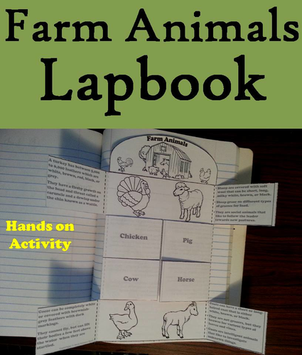 Farm Animals Lapbook | Teaching Resources
