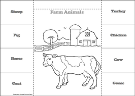 Farm Animals Lapbook | Teaching Resources