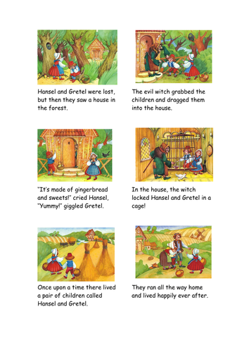Hansel and Gretel y1/2 weeks plans and resorces | Teaching Resources