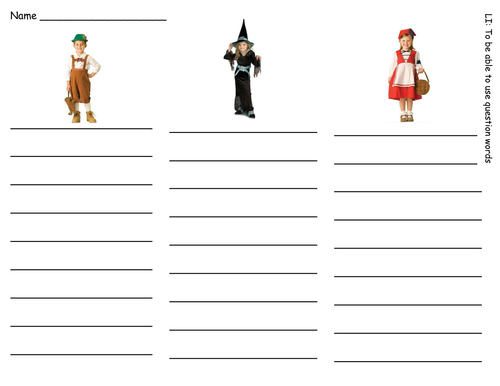 Hansel and Gretel y1/2 weeks plans and resorces | Teaching Resources