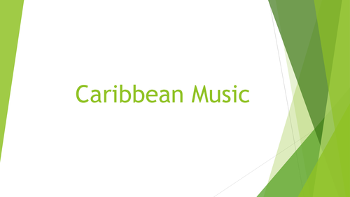 Caribbean Music - AQA GCSE Music - New Specification | Teaching Resources