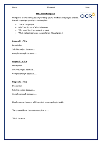 OCR GCE A Level Computer Science Programming Project Analysis Section ... OCR GCE A Level Computer Science Programming Project Analysis Section ...
