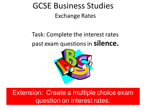 Exchange Rates | Teaching Resources