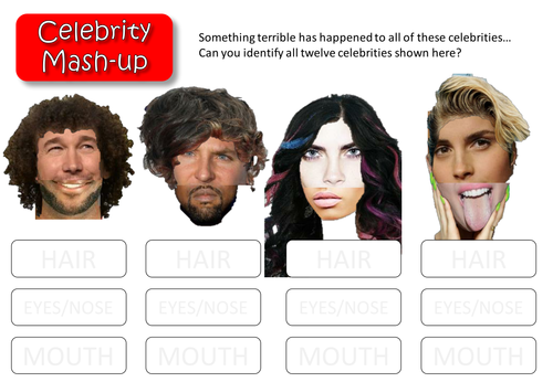Quiz and Celebrity mash up quiz both with answers | Teaching Resources
