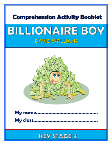 Billionaire Boy - KS2 Comprehension Activities Booklet! | Teaching ...