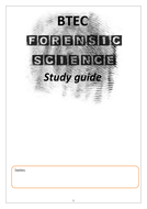 BTEC Study Guide for Applied Science with Forensic Science | Teaching ...