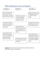 Why did Britain want an Empire? | Teaching Resources