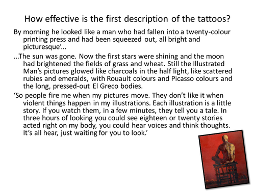 The Illustrated Man Full Scheme of Work | Teaching Resources