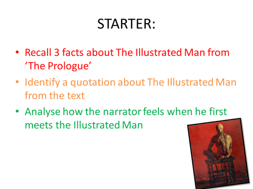 The Illustrated Man Full Scheme of Work | Teaching Resources