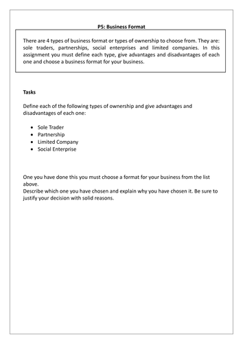 BTEC Level 2 Business Unit 1 Enterprise | Teaching Resources BTEC Level 2 Business Unit 1 Enterprise | Teaching Resources