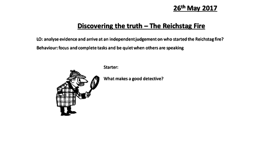 Reichstag Fire Investigation | Teaching Resources