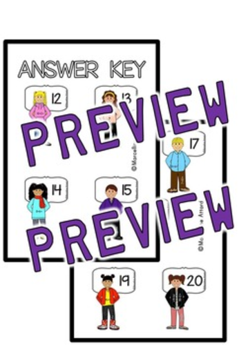 ADDITION GAME: WINTER MATH CENTER: ADDITION UP TO 20 | Teaching Resources