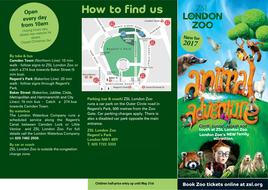 ZSL London Zoo leaflet comprehension KS2 by benserghin - Teaching ...