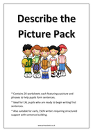 Describe the Picture Sentence Builder Pack | Teaching Resources