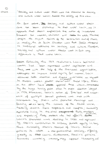 History A Level AQA essays and essay plans | Teaching Resources