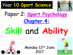 New AQA GCSE PE - Skill, Ability and Classification of Skills ...