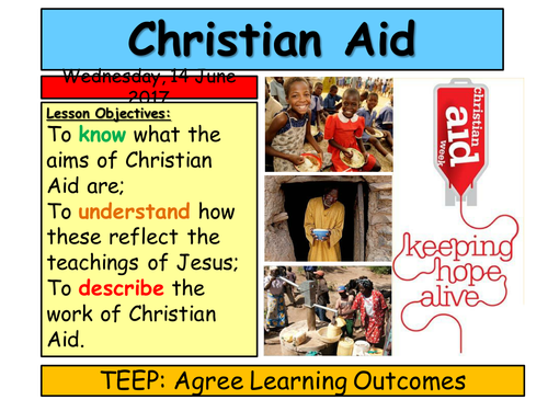 KS3 Charity- Christian Aid | Teaching Resources