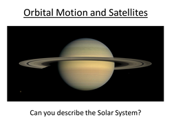 GCSE Science / Physics / Astronomy (AQA P8) Orbital Motion & Satellites ...