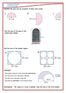 Circumference of semi and quarter circles | Teaching Resources
