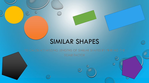 Similar shapes | Teaching Resources