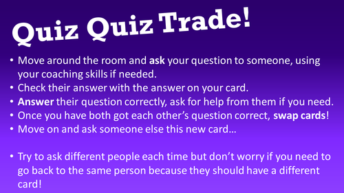 Angle Facts – Quiz Quiz Trade – Kagan – Printable Cards | Teaching ...
