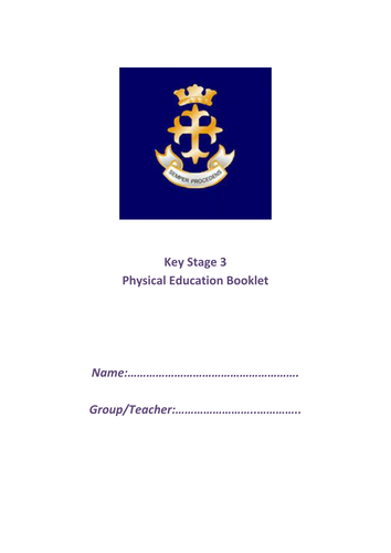 Key Stage 3 PE Physical Education Assessment Booklet | Teaching Resources
