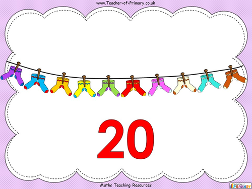 Counting in 2s - Socks on the Line | Teaching Resources