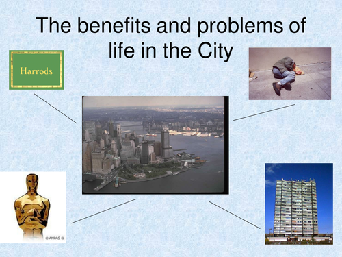 Advantages and Disadvantages of city living | Teaching Resources