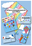 Kites Classroom Display Bundle - EDITABLE - (Back to School) | Teaching ...