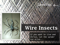 Insect Sculpture Art Design Technology Project | Teaching Resources