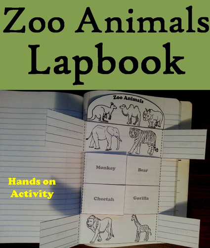Zoo Animals Lapbook | Teaching Resources