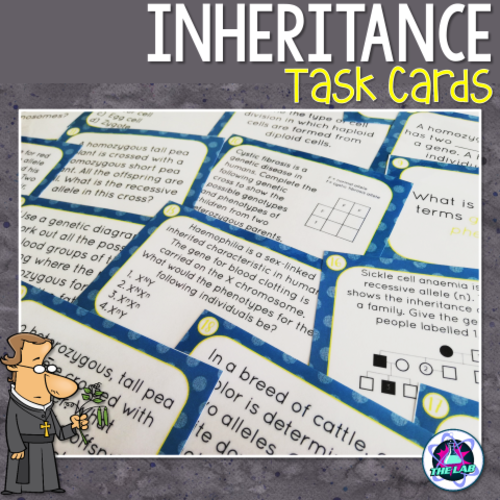 Inheritance and Genetics Task Cards | Teaching Resources