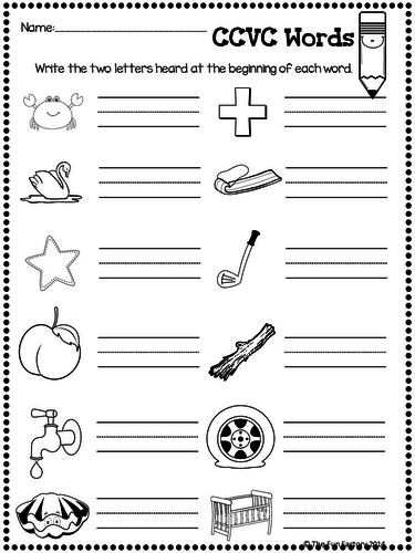 CCVC Word Work ~ K-1 | Teaching Resources