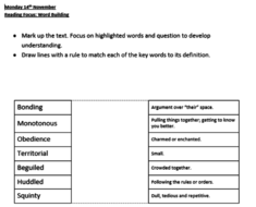 12 WEEKS - SHARED READING - COSMIC BY FRANK COTTRELL BOYCE - YEAR 5/6 ...